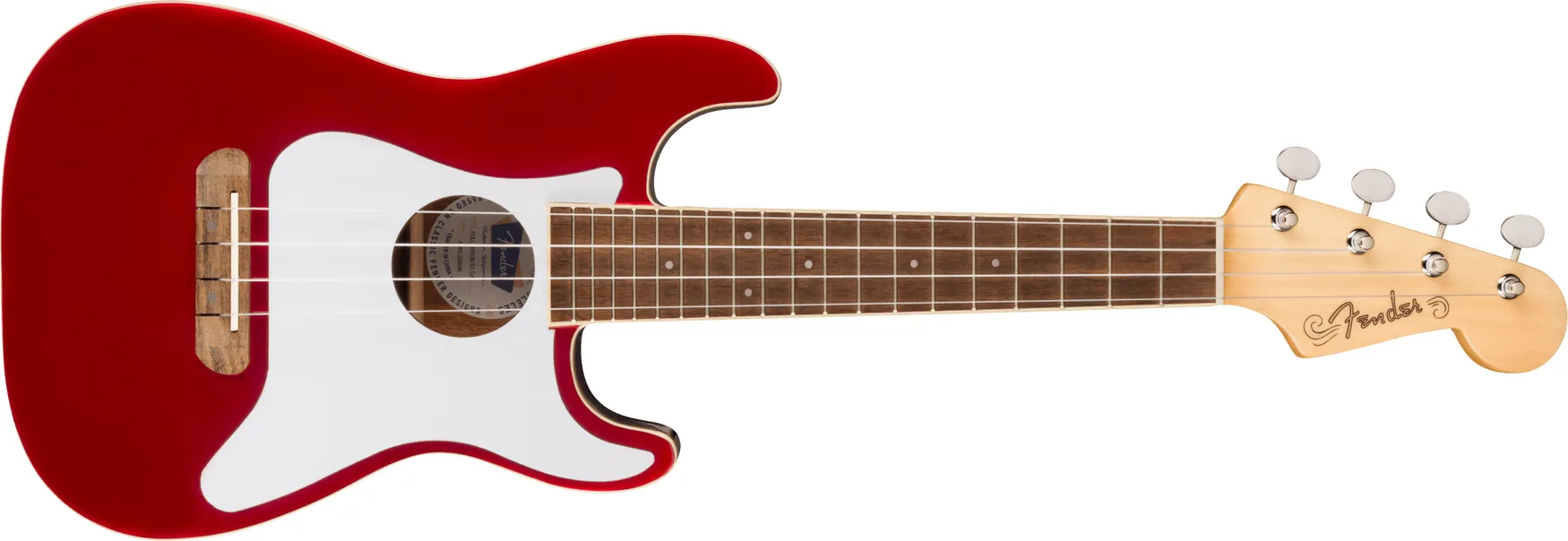 Fender Fullerton Strat Uke Candy Apple Red Ukulele, cena, opinie ...